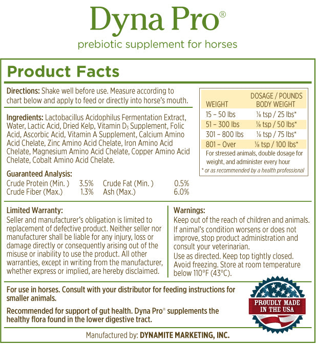 Dyna-Pro Prebiotic – NWNHC Store