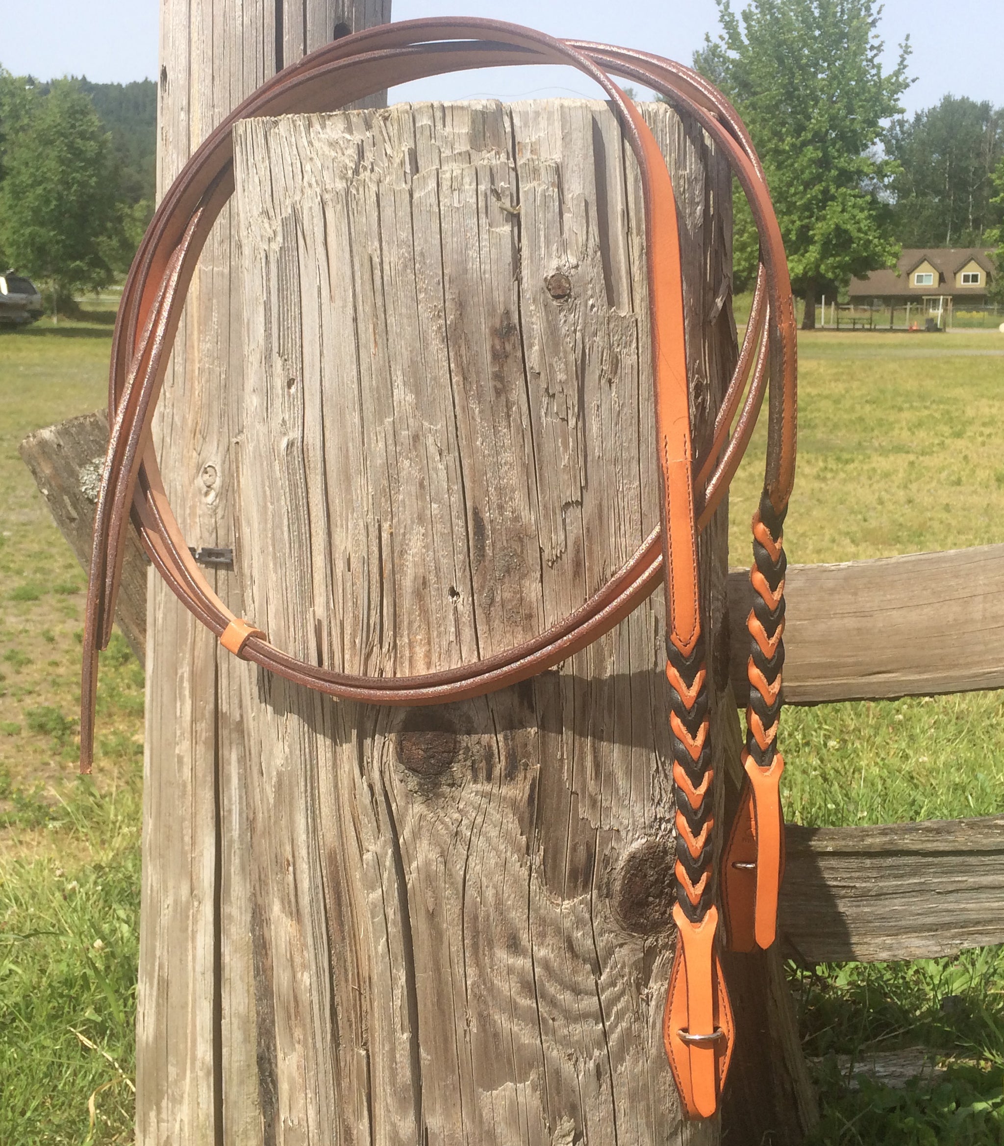 Braided Split Reins – NWNHC Store